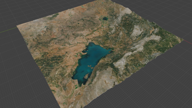 Realistic Terrain 61 3D Model in Landscapes 3DExport
