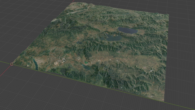 Realistic Terrain 63 3D Model in Landscapes 3DExport