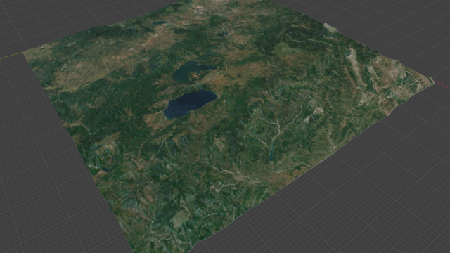 Realistic Terrain 63 3D Model in Landscapes 3DExport