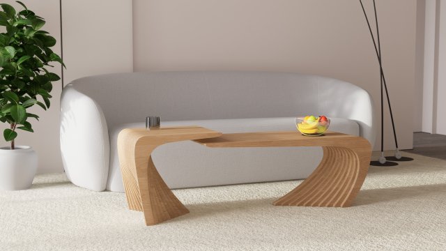 Woodbang Touchey parametric side table Oak Wood Free 3D Model in Table ...