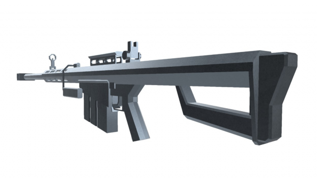 AWP Sniper Rifle No Scope Low-poly Free 3D Model in Assault Rifles 3DExport