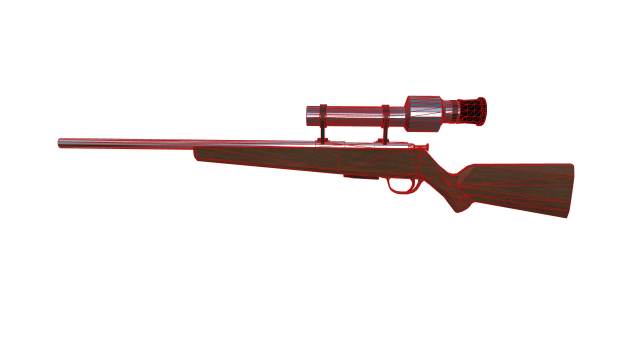 Elite Precision Detailed of the USMC M40A1 Sniper Rifle 3D Model in Combat 3DExport