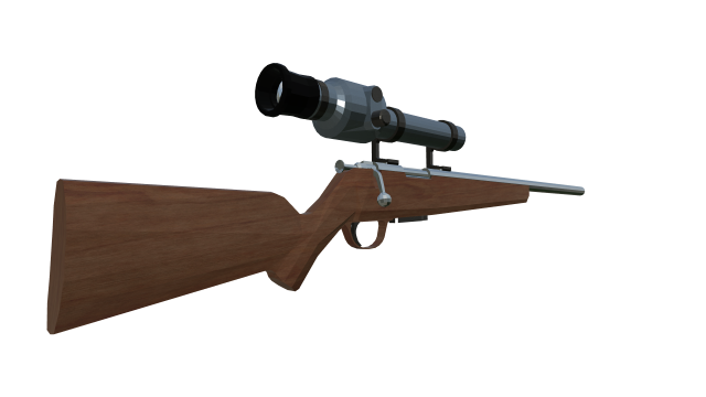 Elite Precision Detailed of the USMC M40A1 Sniper Rifle 3D Model in Combat 3DExport