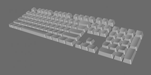 OEM keycaps modal 3D Print Model in Mechanical parts 3DExport