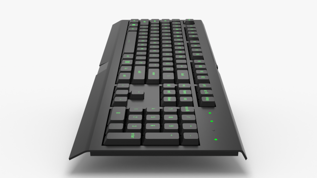 Gaming Keyboard- Razer Cynosa lite 3D Model in Computer 3DExport