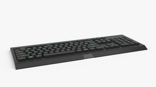 Gaming Keyboard- Razer Cynosa lite 3D Model in Computer 3DExport