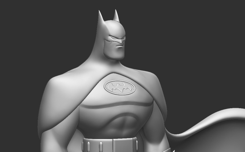 Batman Animated 3D Print Model in Toys 3DExport