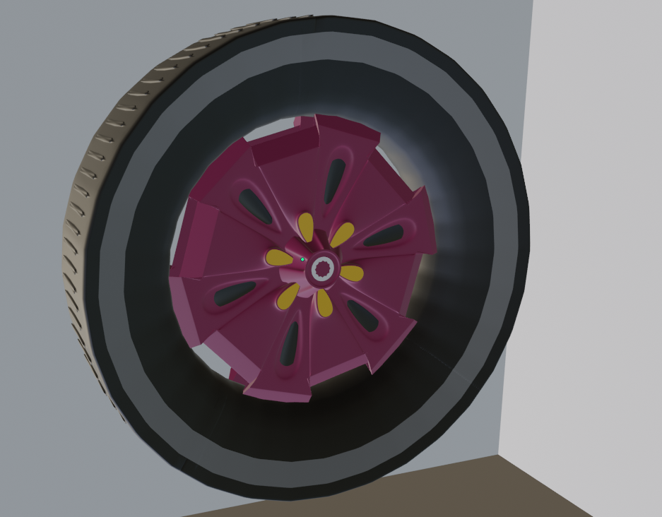 Tyre 3D Model in Parts of auto 3DExport