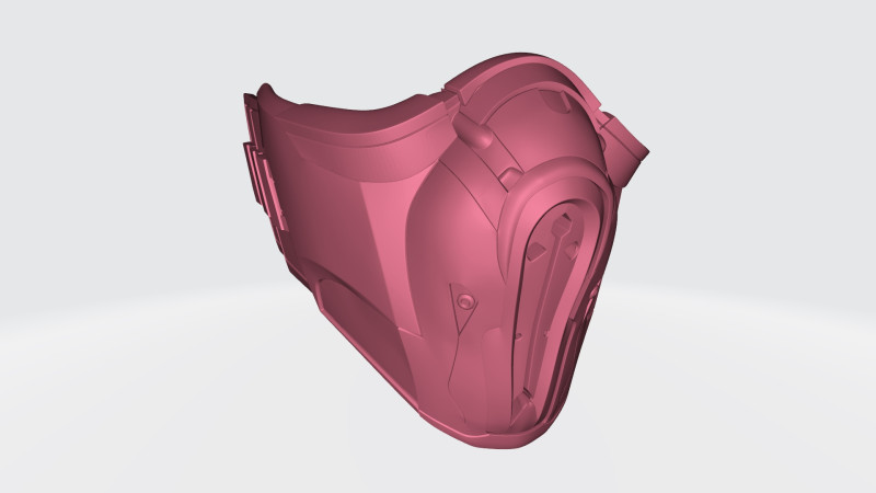 Mortal Kombat Mask STL 3D Print Files 3D Print Model in Other 3DExport