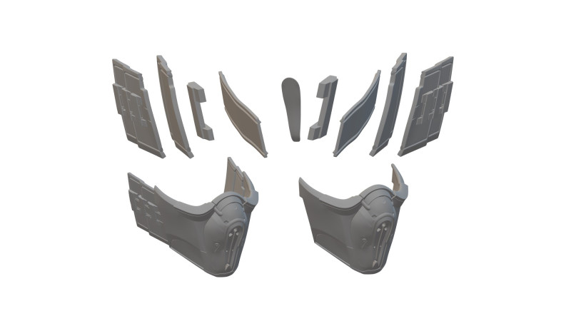 Mortal Kombat Mask STL 3D Print Files 3D Print Model in Other 3DExport