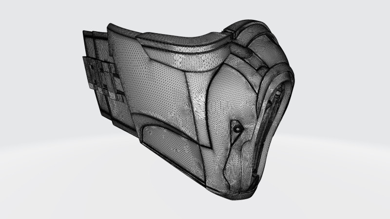 Mortal Kombat Mask STL 3D Print Files 3D Print Model in Other 3DExport