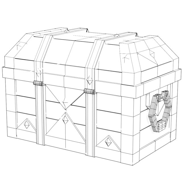 Chest 3D Model in Other 3DExport