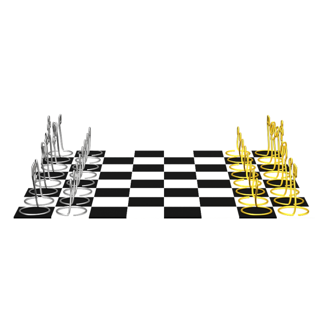 Chess 3D Model in Toys 3DExport