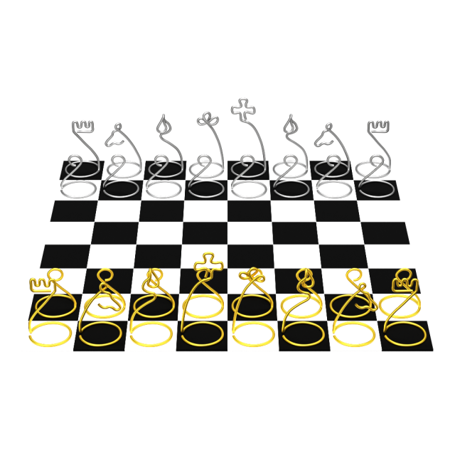 Chess 3D Model in Toys 3DExport