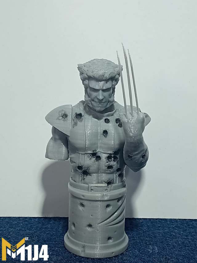 Wolverine Bust 3D print stl Grátis Modelo de Impressão 3D in homem 3DExport
