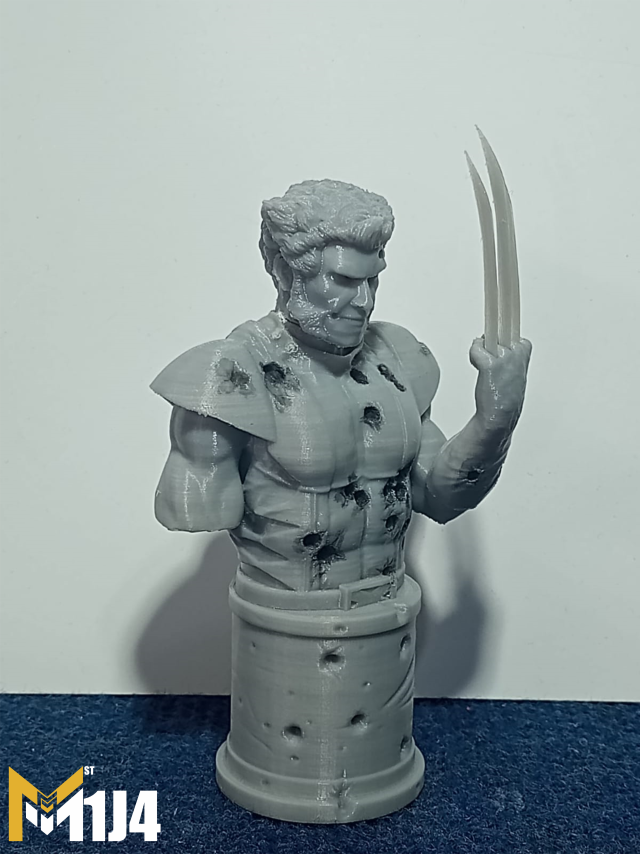 Wolverine Bust 3D print stl Grátis Modelo de Impressão 3D in homem 3DExport