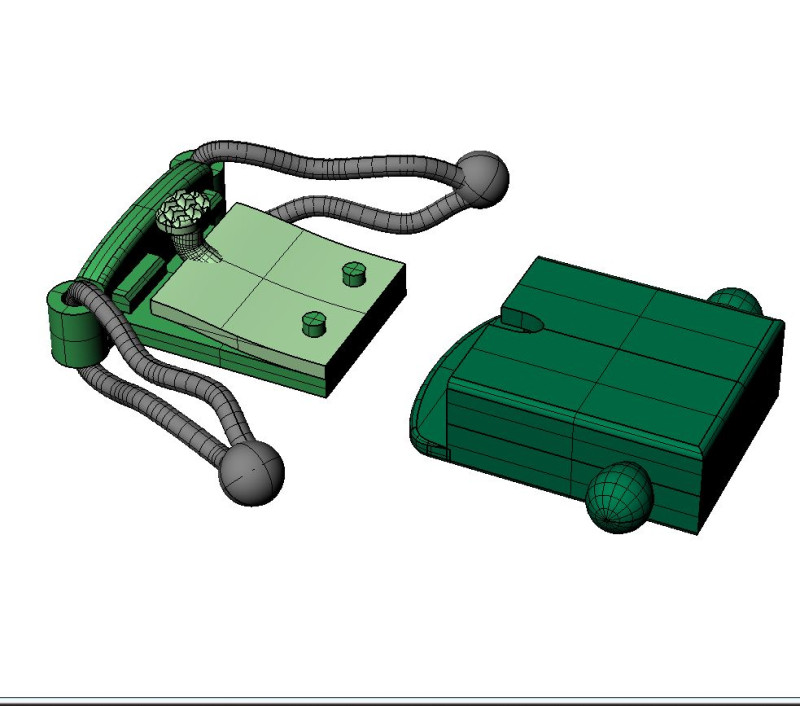 Jewelry CLASP box 8mm STL ready for Print 3D Print Model in Other 3DExport