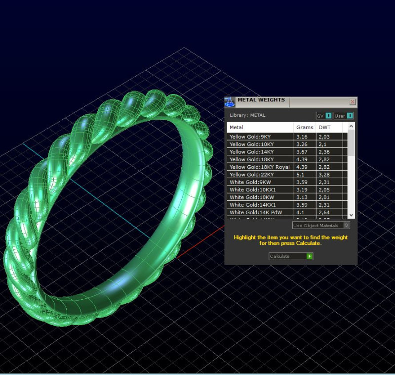 Printable jewelry spiral wedding ring STL 5-10 US sizes 3D Print Model ...