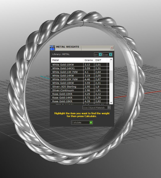 Printable jewelry spiral wedding ring STL 5-10 US sizes 3D Print Model ...