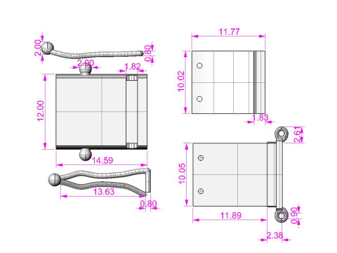 Ювелирные изделия 12 мм Застежка Замок-подсветка для браслета 12 мм для ...