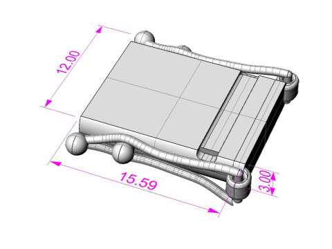 Ювелирные изделия 12 мм Застежка Замок-подсветка для браслета 12 мм для ...