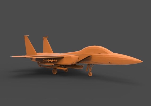 F-15 3D Model in Fighter 3DExport
