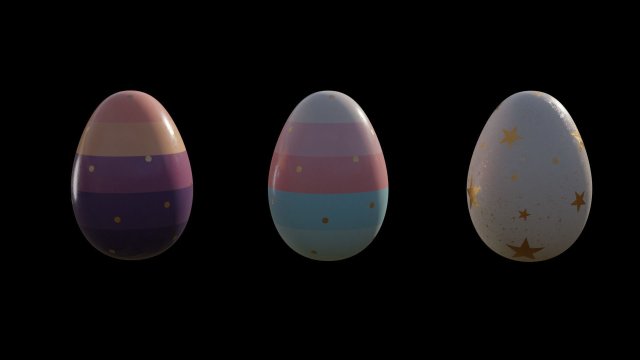 Easter Egg 3D Model in Miscellaneous 3DExport