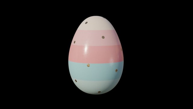Easter Egg 3D Model in Miscellaneous 3DExport