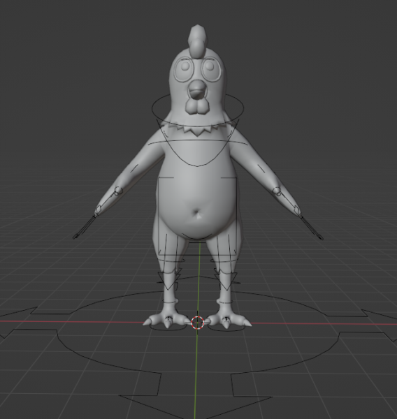 Cartoon Chicken 3D Model in Bird 3DExport