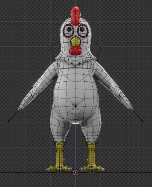 Cartoon Chicken 3D Model in Bird 3DExport