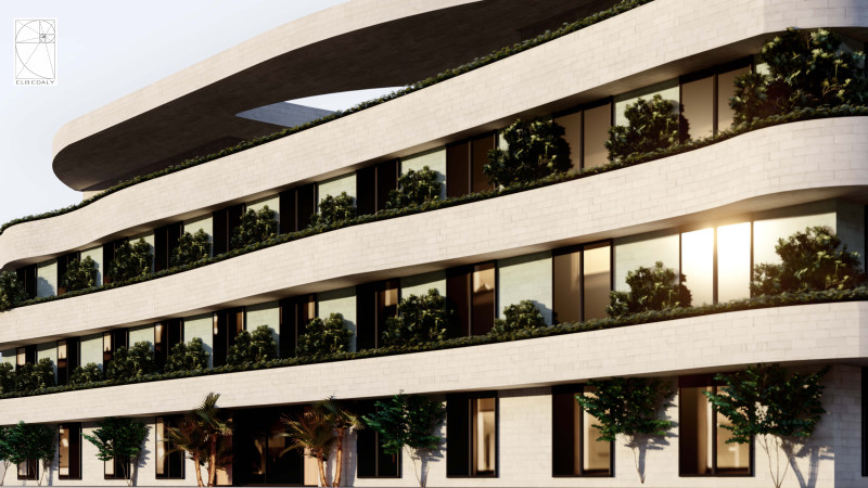 Residential building 3D Model in Buildings 3DExport