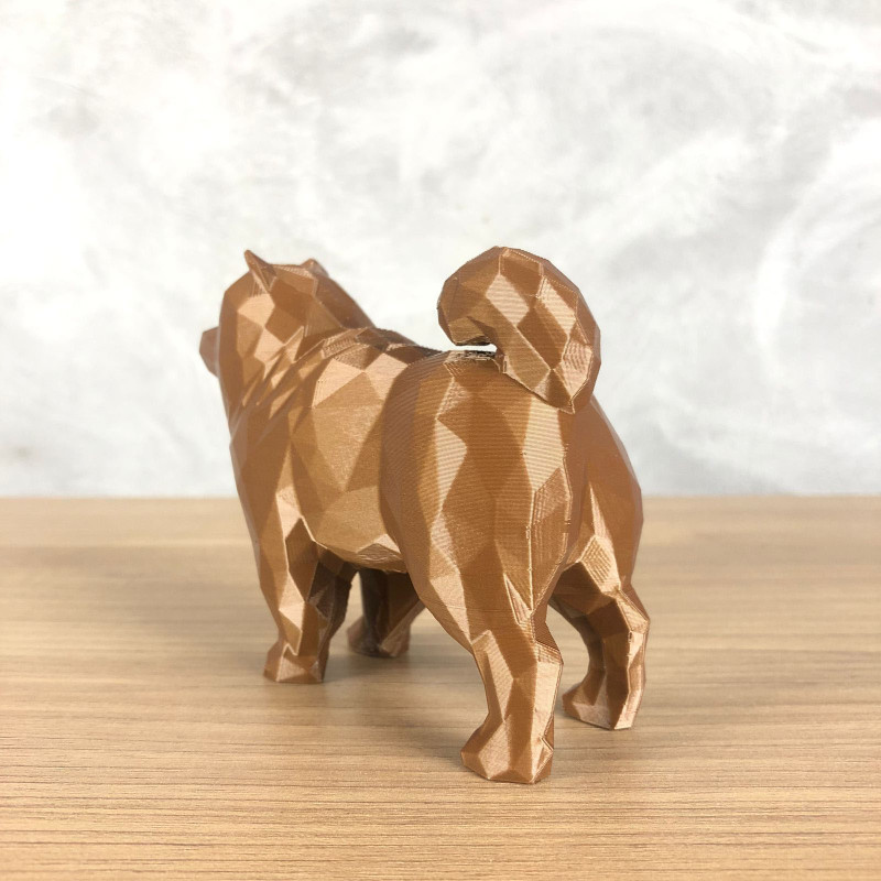 Low Poly Chow Chow 3D Print Model in Decor 3DExport