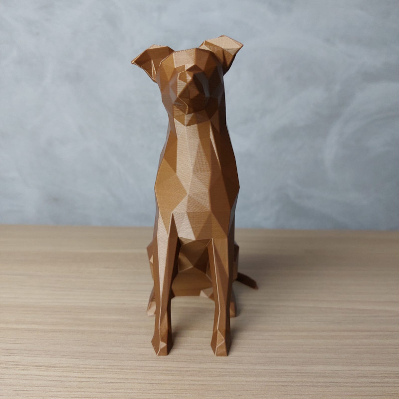 Low Poly Vira Lata 3D Print Model in Decor 3DExport