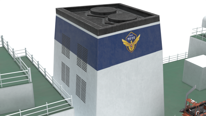 Coast guard ship Lee Cheong ho 3D Model in Battleship 3DExport