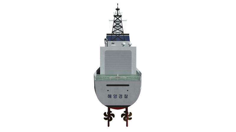 Coast Guard Ship Sambong 3D Model in Battleship 3DExport