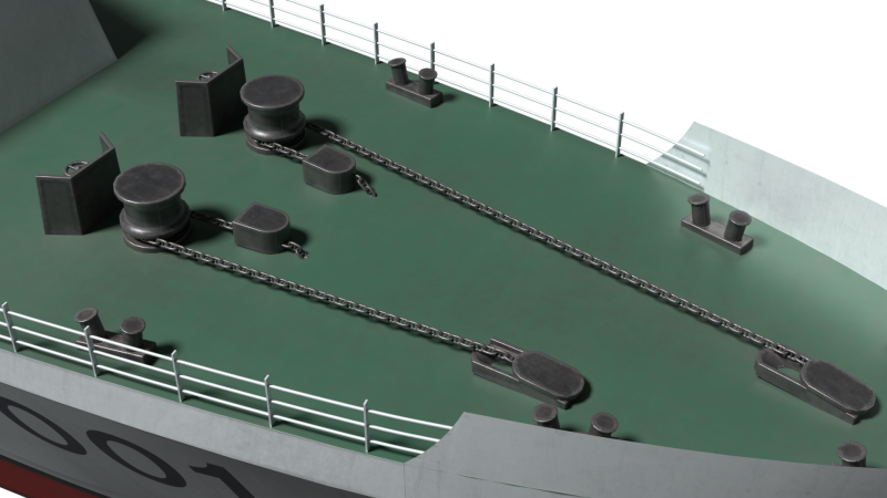 Coast Guard Ship Sambong 3D Model in Battleship 3DExport