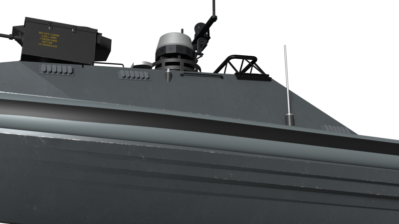 USV Unmanned Surface Vehicle Haegeom-5 3D Model in Boats 3DExport