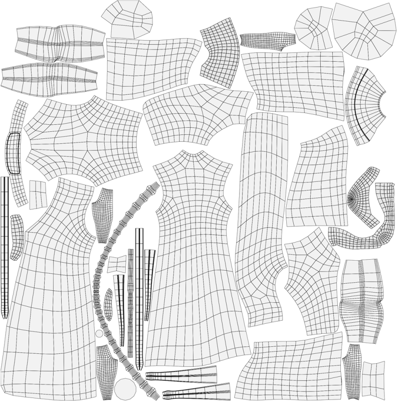 Korean hanbok men with character Low-poly 3D Model in Clothing 3DExport