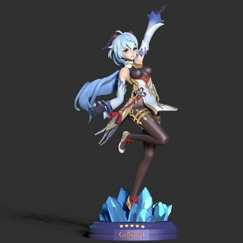 Ganyu Genshin Impact 3D Figurine STL Ready to Print 3D Print Model in ...