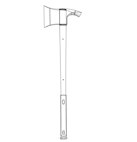 PULASKI AX 3D Model in Parts 3DExport