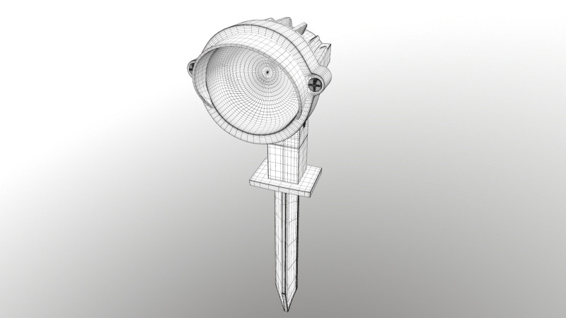Spike Spot Light 3D Model in Environment 3DExport