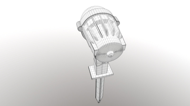 Spike Spot Light 3D Model in Environment 3DExport