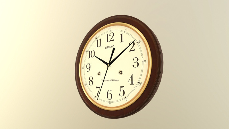 Wall Clock 3D Model in Other 3DExport
