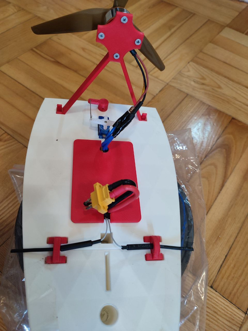 RC boat with air propeller 3D Print Model in Toys 3DExport