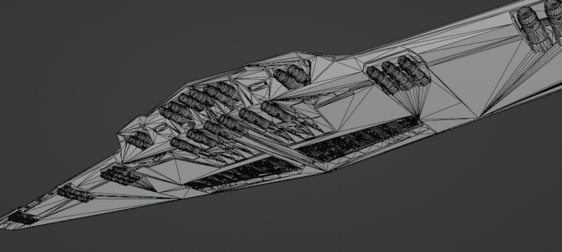 Supremacy Type mega - class Star Dreadnought 3D Model in Fantasy ...