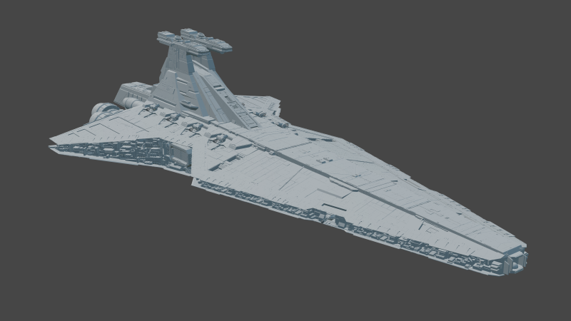 VENATOR STAR WARS Free 3D Model in Fantasy Spacecraft 3DExport