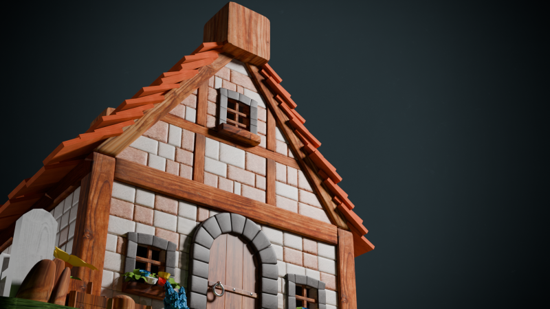 Medieval Cottage 3D Model in Buildings 3DExport