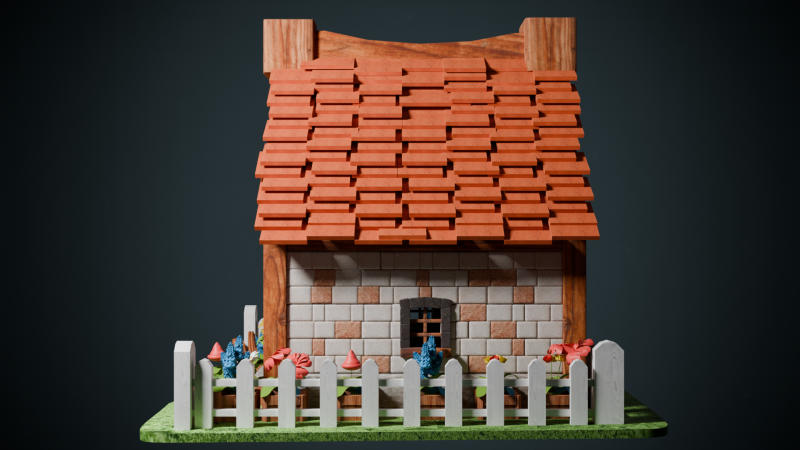 Medieval Cottage 3D Model in Buildings 3DExport