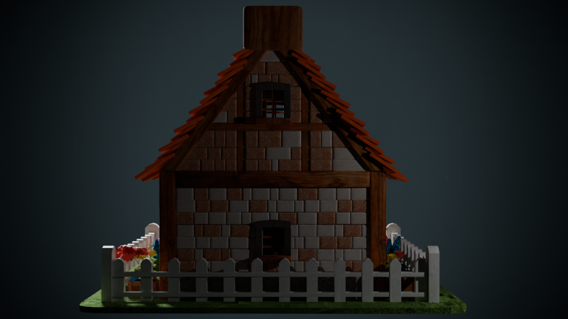 Medieval Cottage 3D Model in Buildings 3DExport