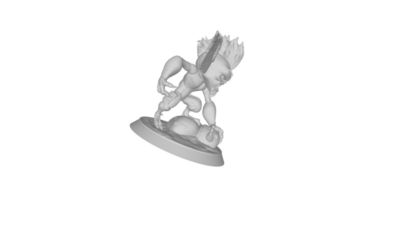 Gremlin Chibi Figures 3D Print Model in Man 3DExport